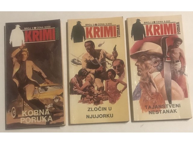Krimi roman 2,3,4