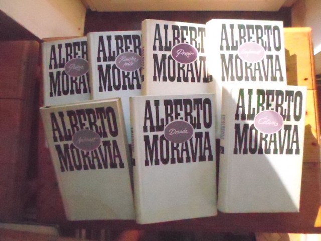 ALBERTO MORAVIA - KOMPLET 7 KNJIGA