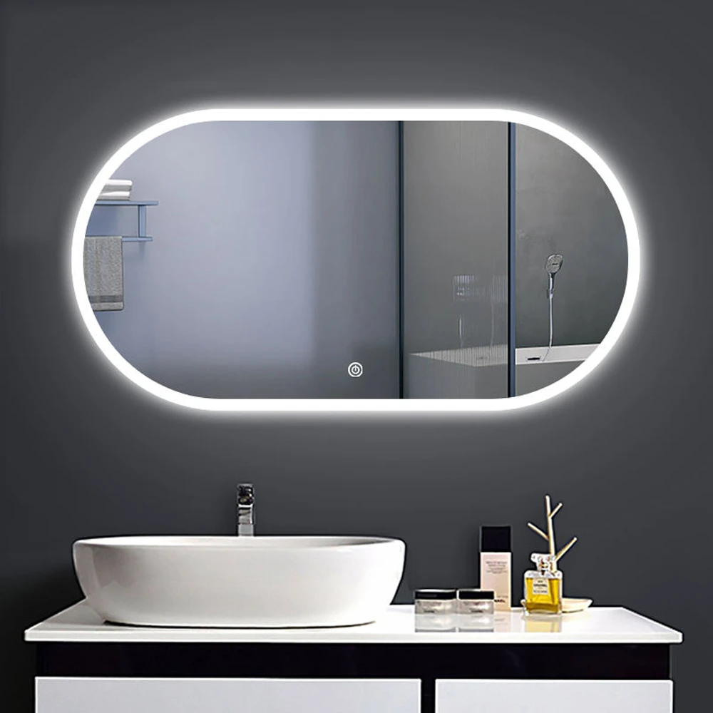 FRESH led ogledalo za kupatilo 80×60 oval
