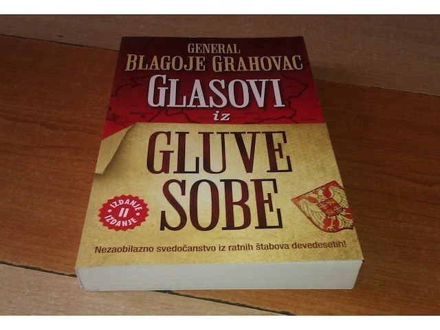 Knjiga Blagoje Grahovac GLASOVI IZ GLUVE SOBE