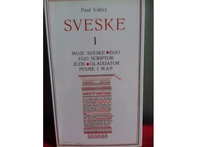 Paul Valery / Pol Valeri, Sveske I