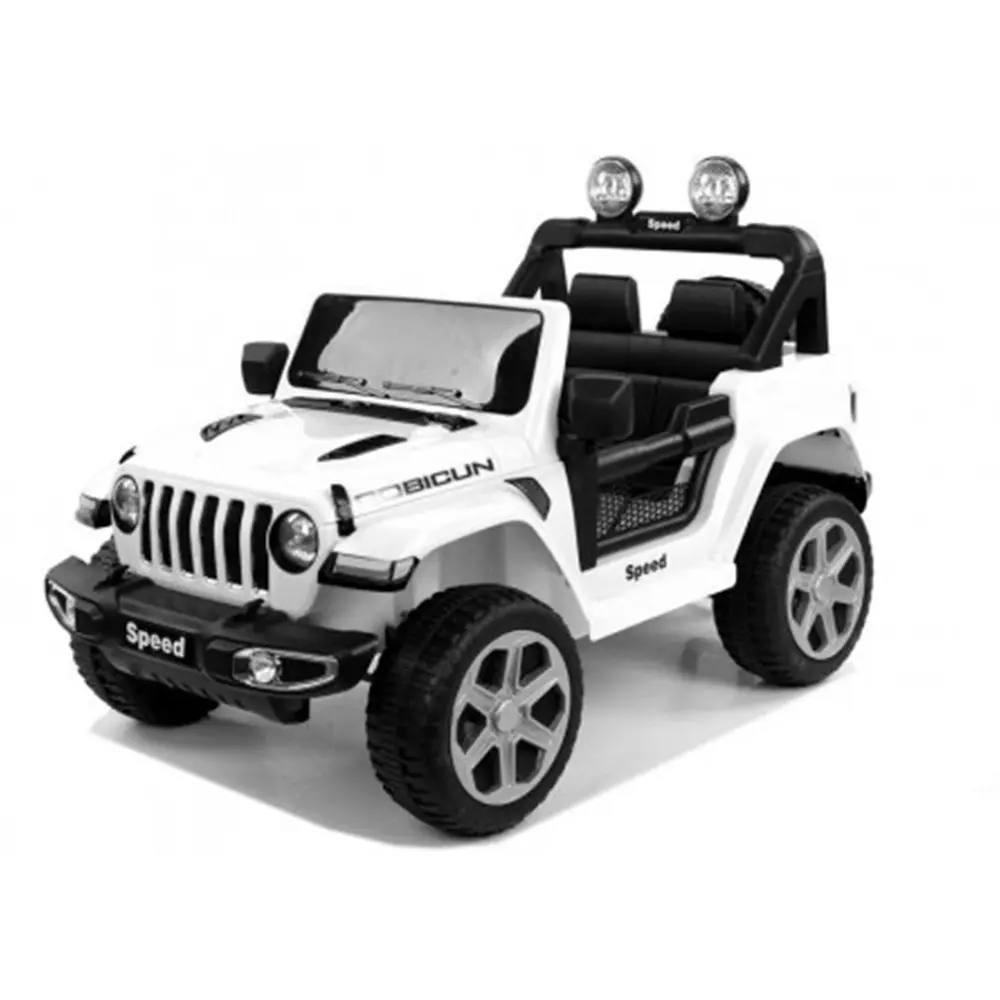 Eurobajk Automobil na akumulator za decu Jeep Wrangler 4x4,Beli