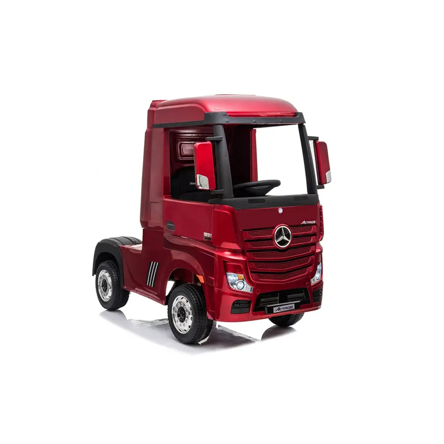 Eurobajk Kamion na akumulator za decu Mercedes Actros, Crveni