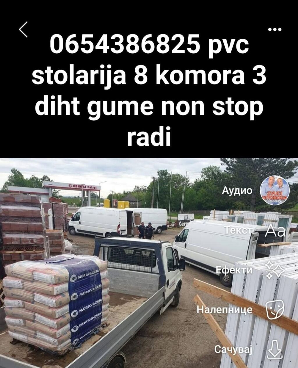 PVC stolarija – prozori i vrata - Profili: 8 komora - Dihtovanje: 3