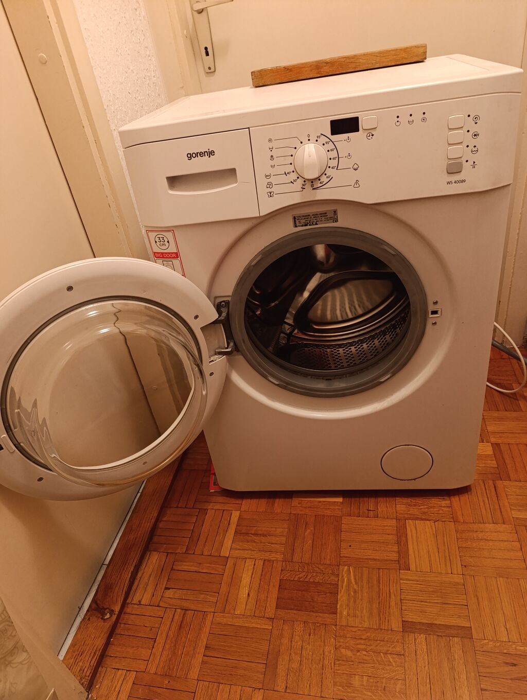 Gorenje veš mašina – model WS 40089 - Kapacitet bubnja: 3.5 kg