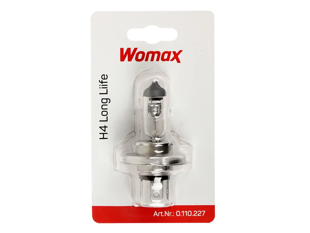 Womax Sijalice za auto H4, 12V, 55W, Long Life