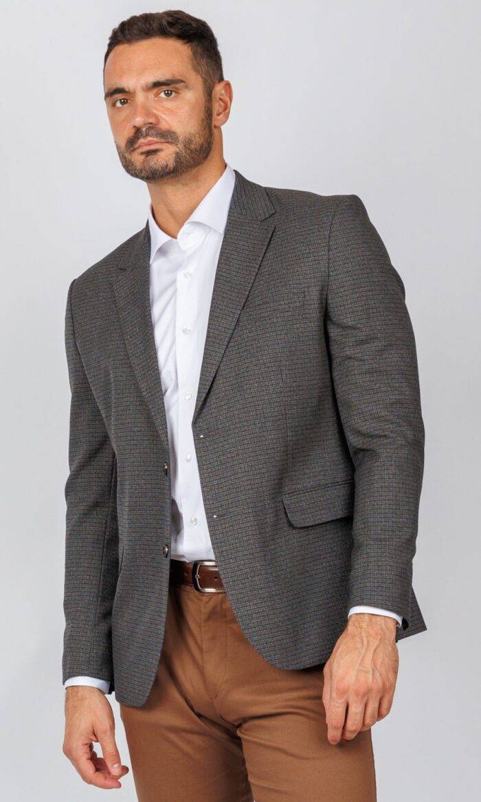 Muški sako sa kockicama - BRAON