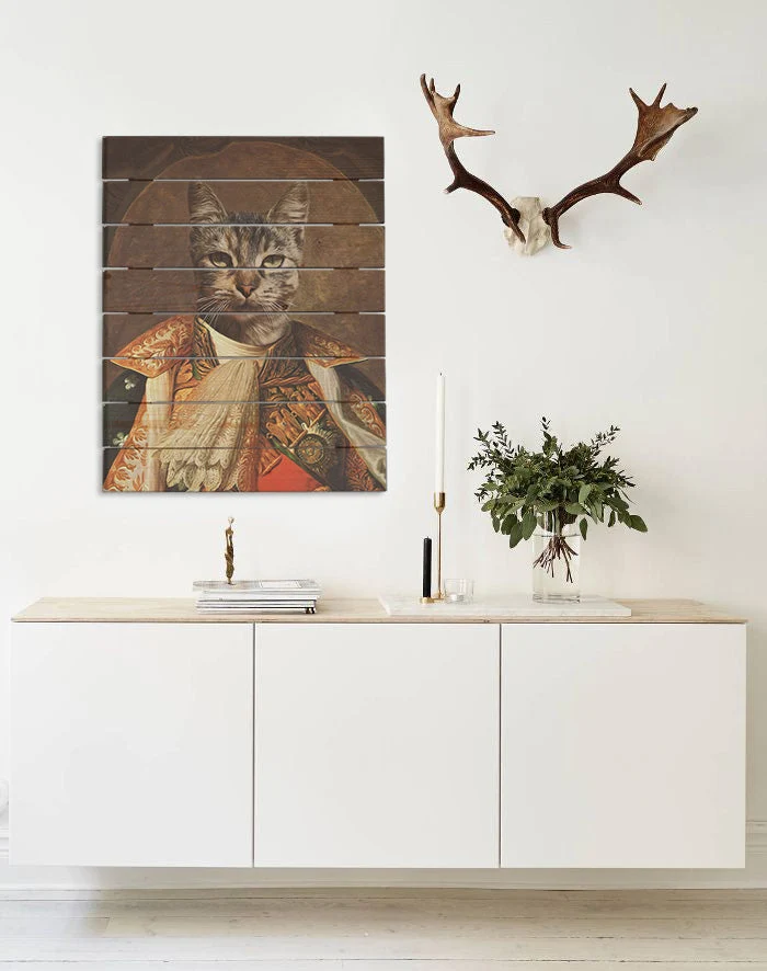Slika Na Drvetu Pet Portrait Kim – 60x80 Cm