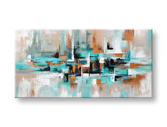 Oslikana zidna slika APSTRAKT 1 deo YOBATAB009E1