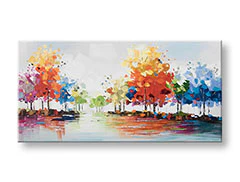 Oslikana Zidna Slika DRVEĆE 1 Deo YOBCWFTR026 - 140x70 Cm