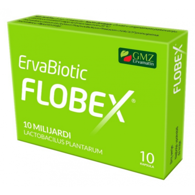 FLOBEX ERVABIOTIC kapsule, 10kom