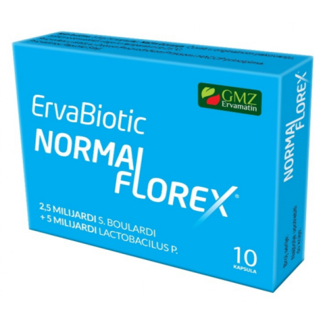 NORMAL FLOREX ERVABIOTIC kapsule, 10kom
