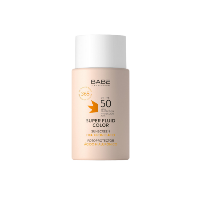 BABE SUNSCREEN SUPER FLUID FACIAL COLOR SPF50, tonirani losion za zaštitu od sunca, 50ml