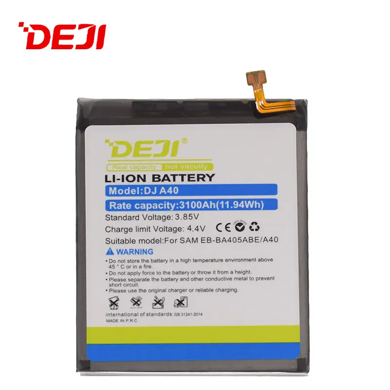 Deji Baterija za Samsung A40 EB-BA405ABE, 3100 mAh
