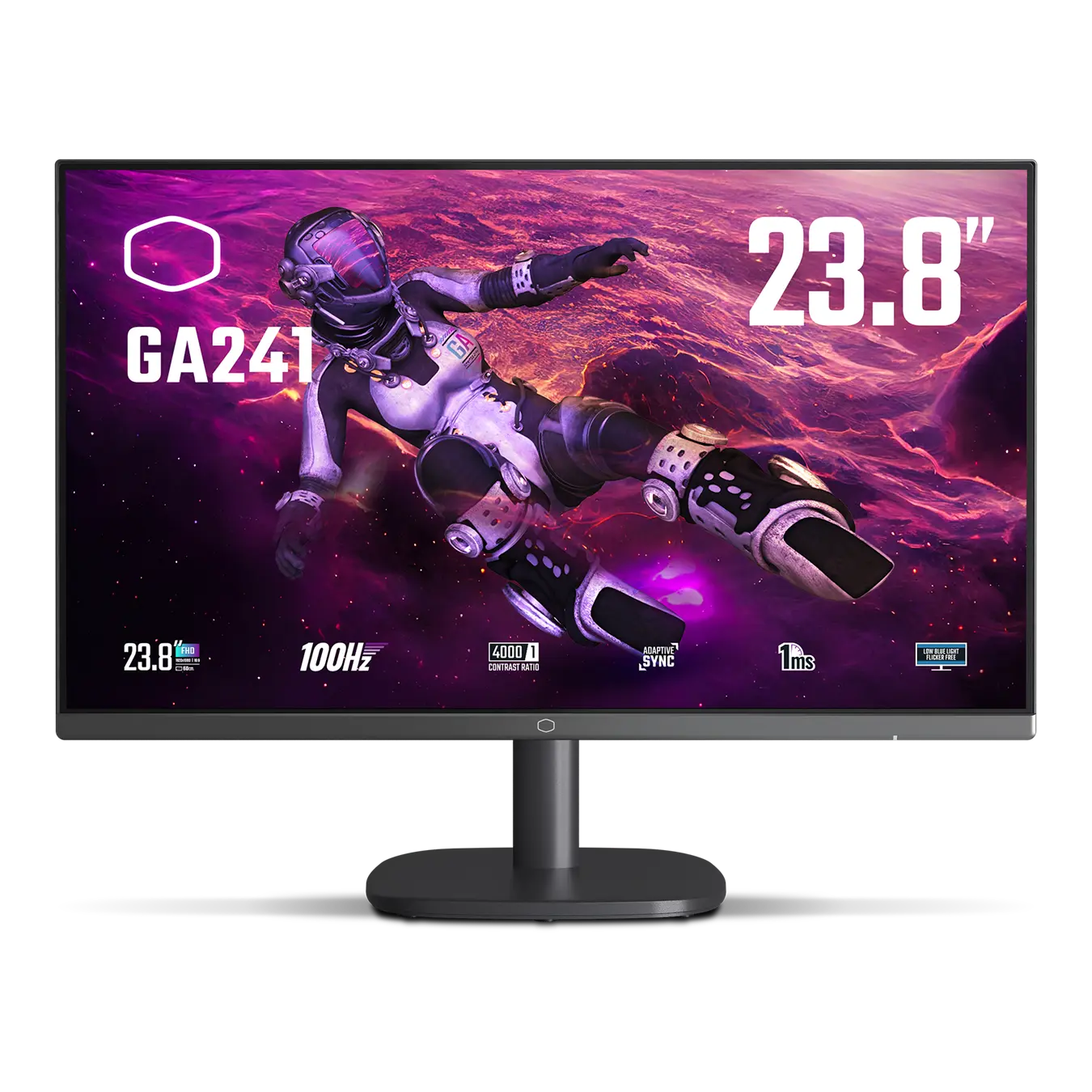 COOLER MASTER Gaming monitor 23.8" GA241 FHD 100Hz (CMI-GA241-EU) crni