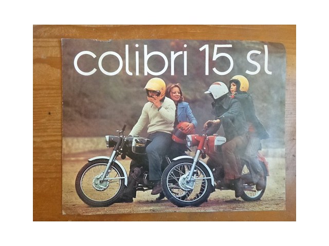 Colibri 15 sl Tomos Koper stari flajer