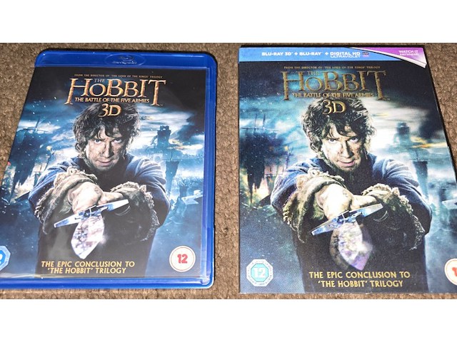 The hobbit, The battle of the five armies 4Blu-ray-a 3D