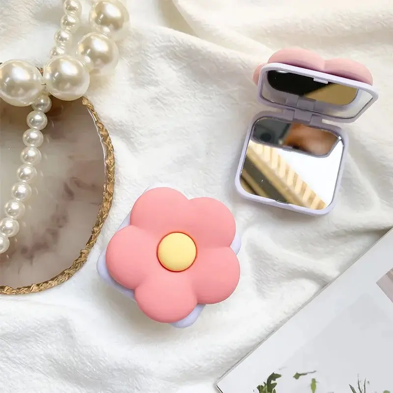 PopSocket za telefon Flower sa staklom, Roze