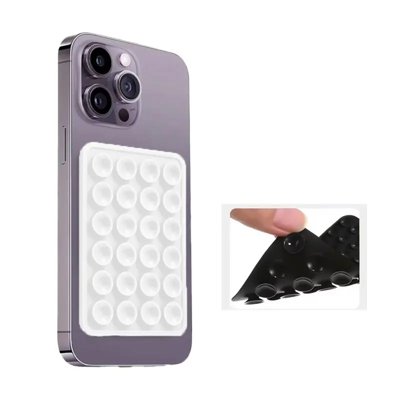 Stiker za telefon Octobuddy, Dvostrani, Beli