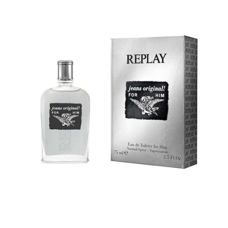 REPLAY Muška toaletna voda Jeans Original for Him 75ml