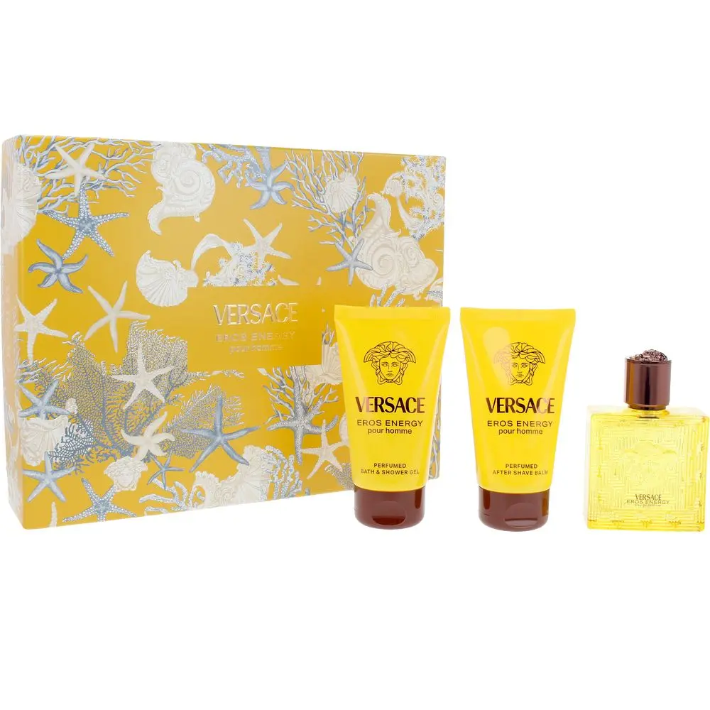 Versace Muški parfemski set Eros Energy EDP, 50 ml + gel za tuširanje 50 ml + balzam posle briјanja 50 ml