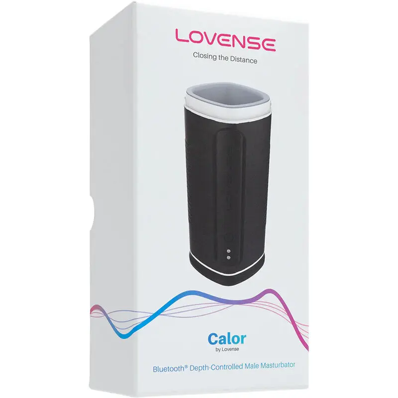 Lovense Masturbator Calor 29621, 15.9cm, Crni