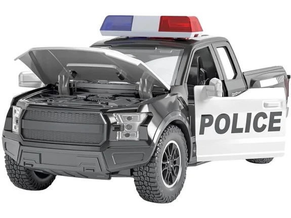 Džip policijski sa zvukom i svetlom 1:16