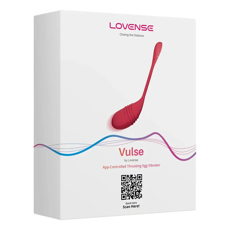 Lovense Vibrator za G tačku Vulse 29625, 20cm, Crveni