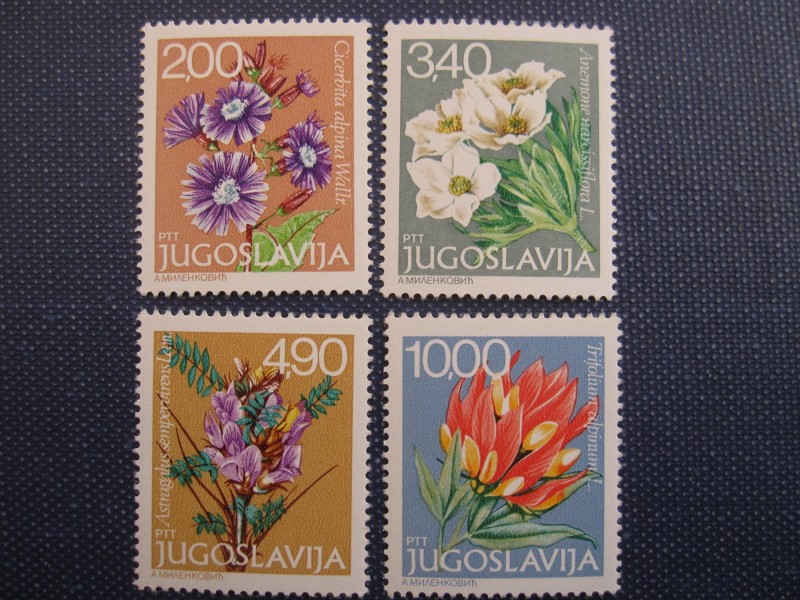 JUGOSLAVIJA 1979 FLORA čista serija