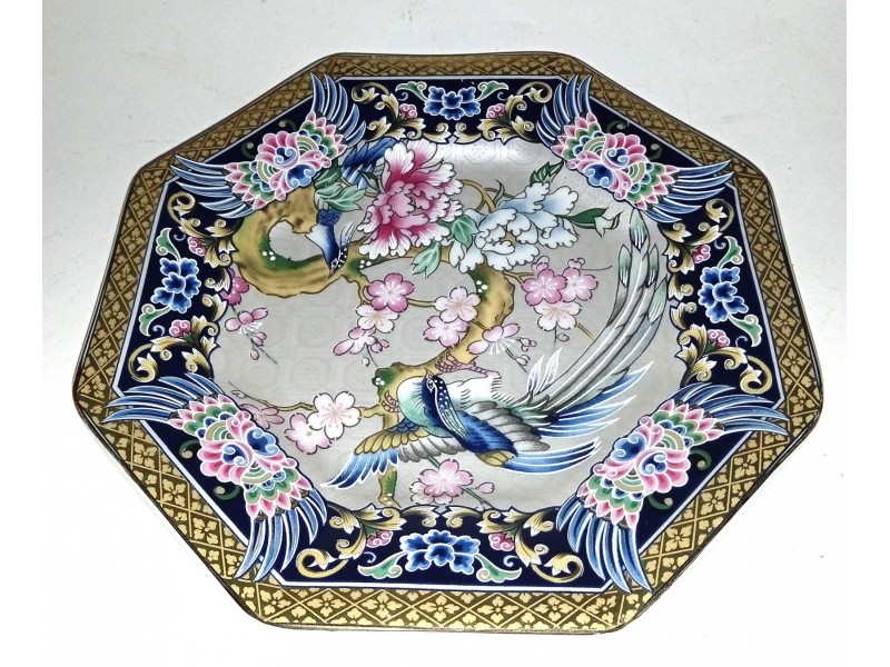 TANJIR - PORCELAN SEIZAN JAPAN, KOLEKCIONARSKI 16cm