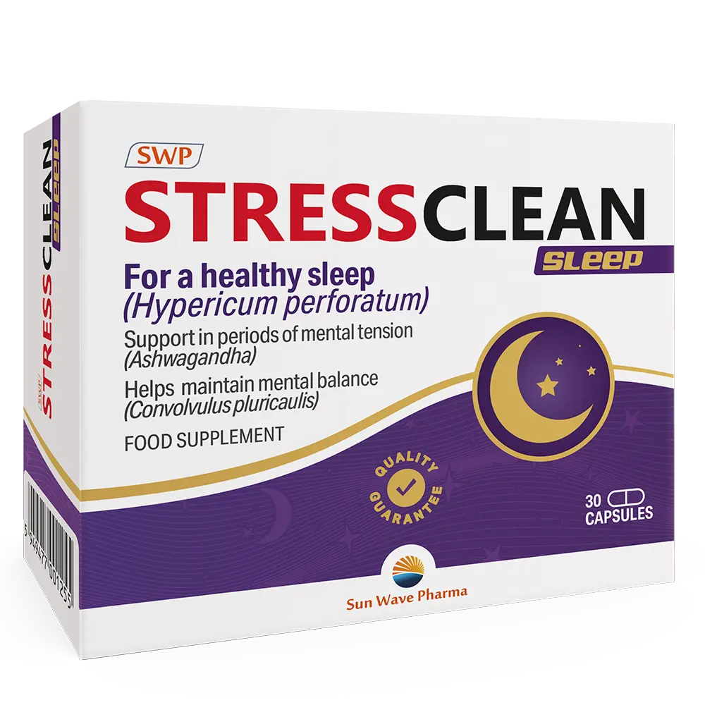 SWP Stressclean Sleep za miran san, 30 kapsula