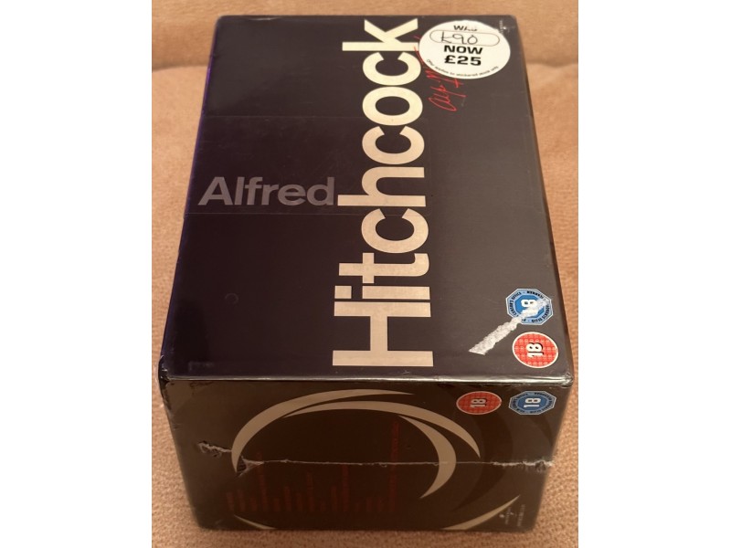 Alfred Hitchcock (15 dvd box set) Novo!