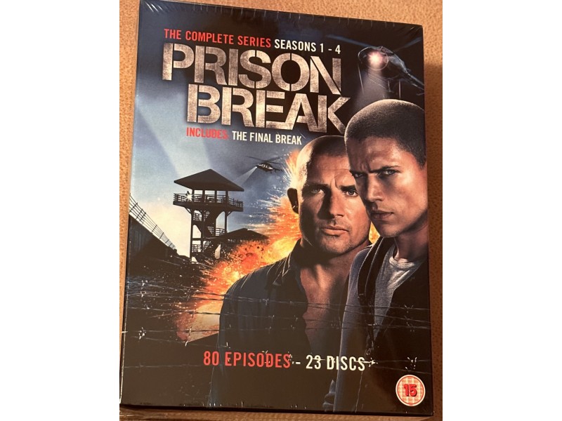 Prison Break - Season 1-4 (23 dvd box set) Novo!