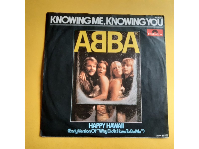 ABBA - KNOWING ME KNOWING YOU ***** 1976 GERMANY