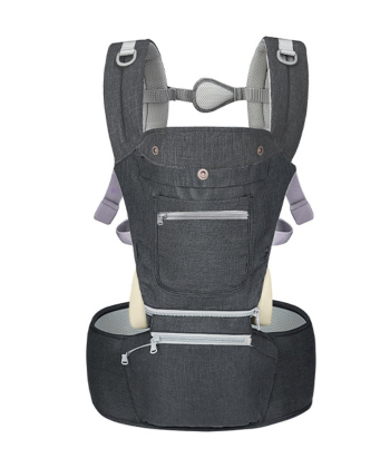 BBO kengur nosiljka za bebe do 15 kg Hugbug 8 u 1 - Dark Grey