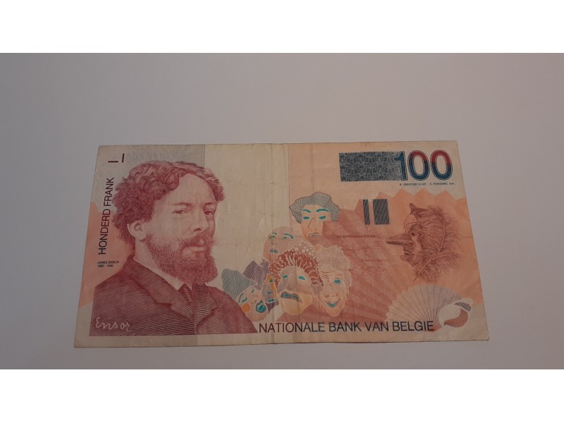 BELGIJA - 100 FRANACA - 1974