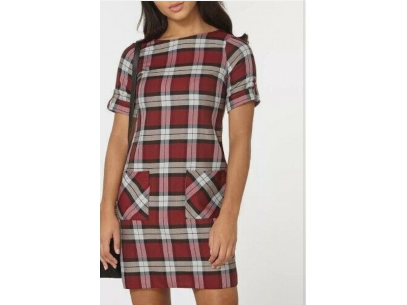 RASPRODAJA Dorothy Perkins tartan haljina 44 NOVO