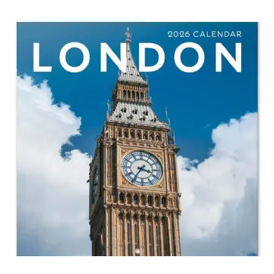 Zidni kalendar 2026 London, 30x30 cm