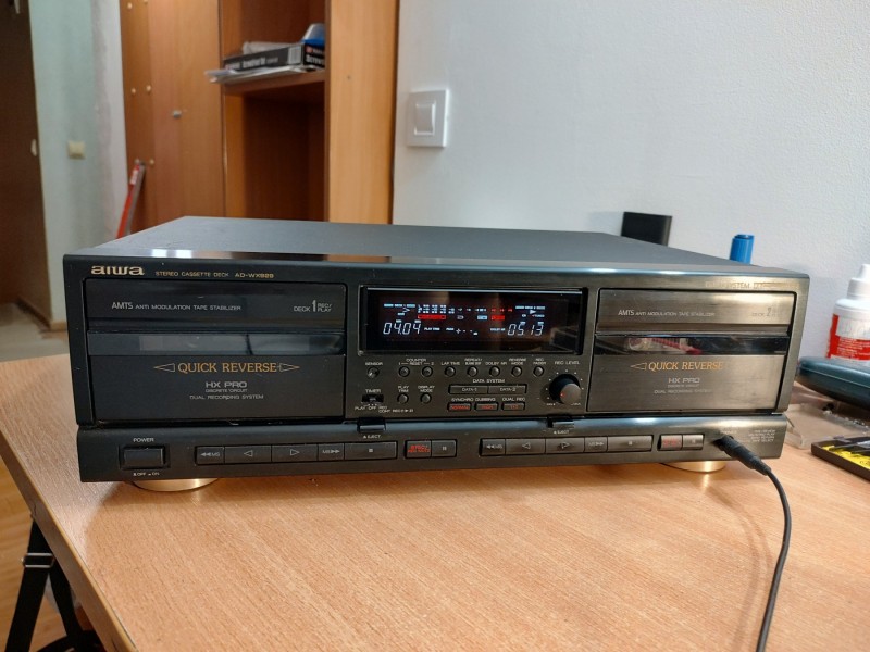 Double casette deck Aiwa ad wx929
