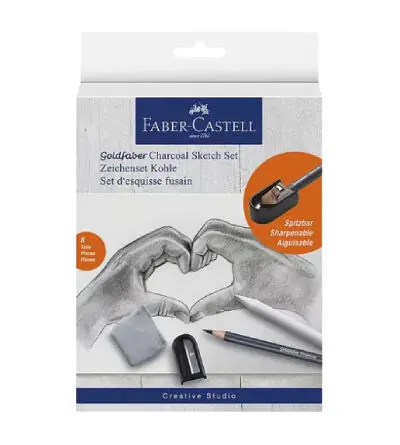 Amphora Set Grafitnih olovaka Faber-Castell, Goldfaber, 5 komada