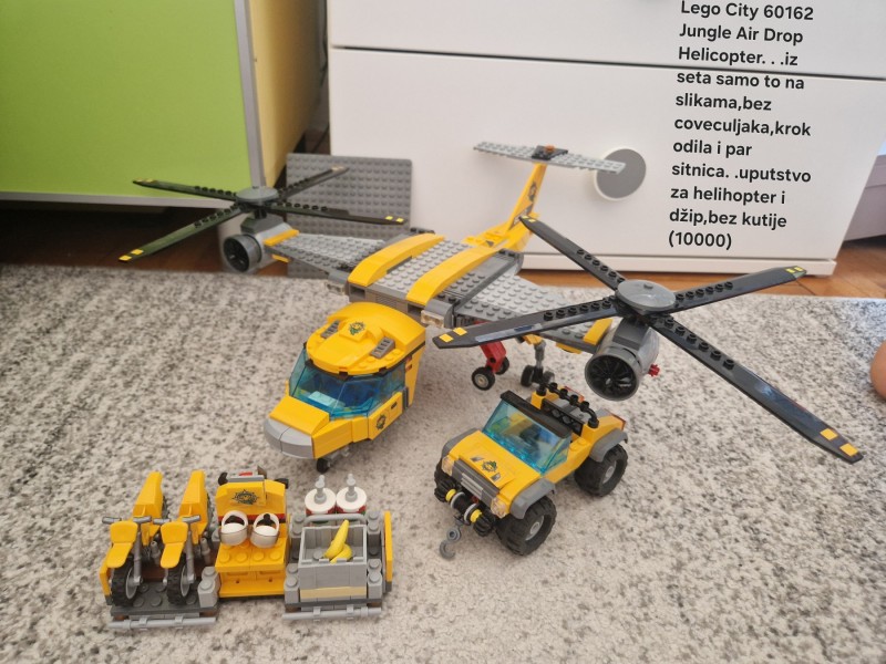 Lego City 60162 Jungle Air Drop Helicopter