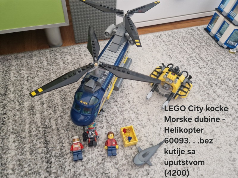 LEGO City kocke Morske dubine - Helikopter 60093