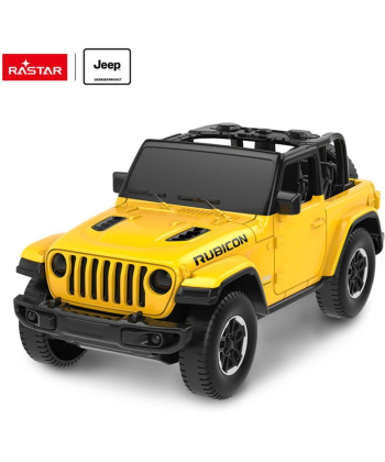Rastar Jeep Wrangler Rubicon 1:43 automobil za decu žuti - 34089