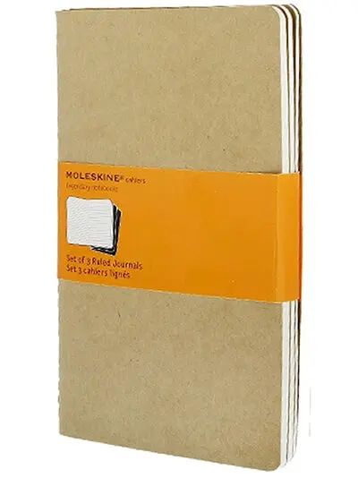 Moleskine Set dnevnika, 3 komada, Bež