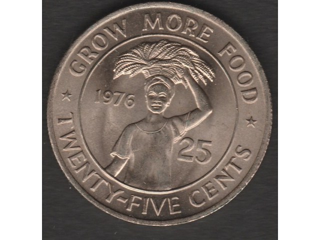 25 Cents (FAO) - 1976 - Liberia, Liberija