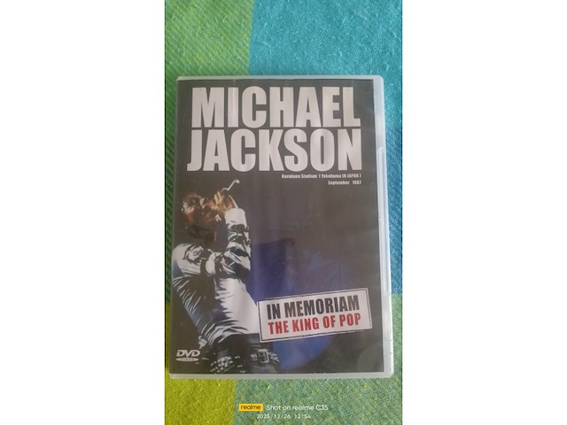 DVD MICHAEL JACKSON IN JAPAN THE KING OF POP