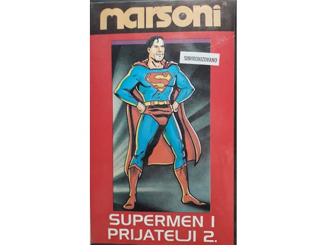 SUPERMEN i PRIJATELJI 2. VHS Neotpakovan