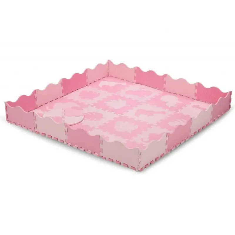 MoMi Zawi podloga za bebe - Puzzle od pene Pink