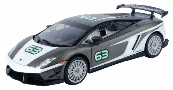 Motor Max Metalni model automobila GT Racing Lamborghini Gallardo lp560-4 Super trofeo, 1:24. Sivi