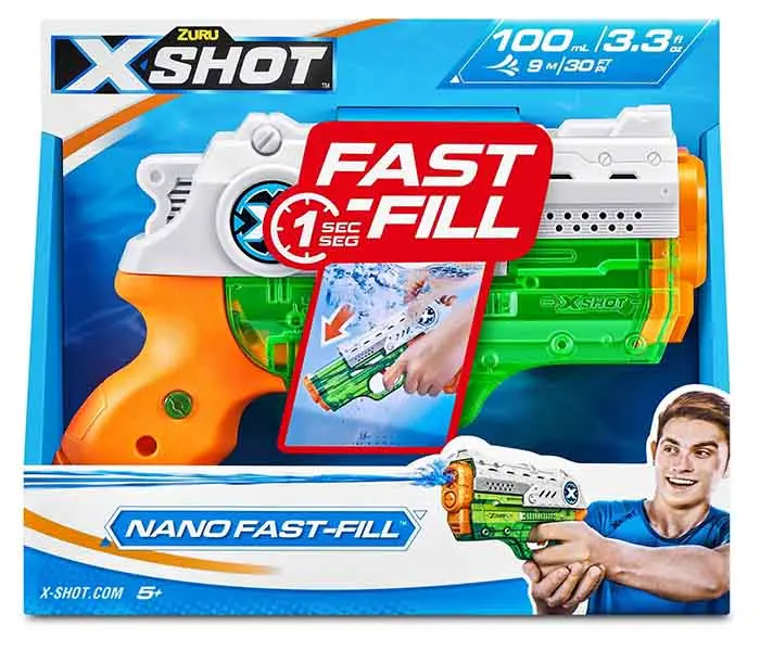 X SHOT Pištolj na vodu Nano Fast Fill